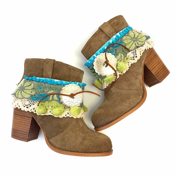 Tribal Boot Cuffs - Etsy