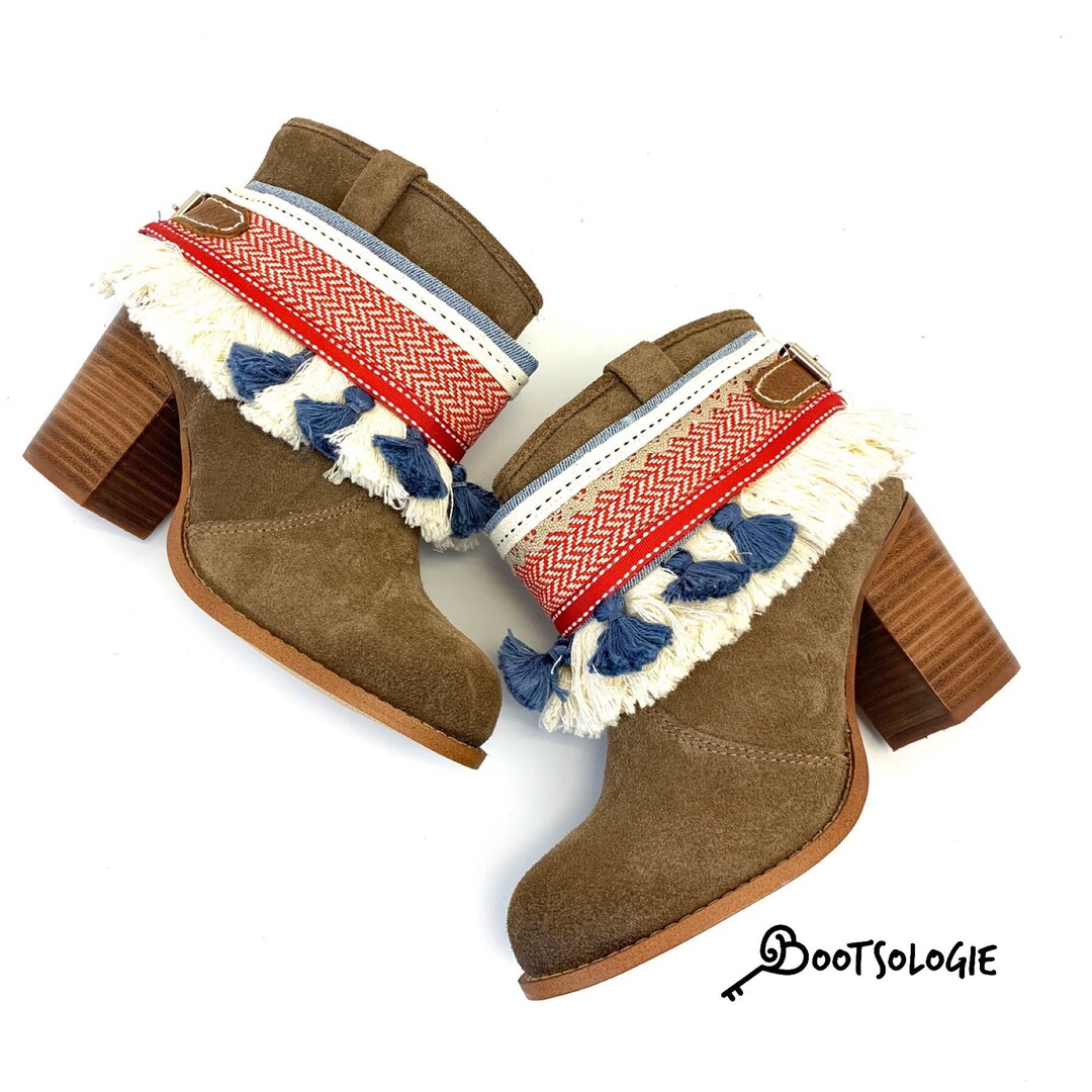 Tribal Boot Cuff/ Boot Cover, Boot Cuff, Boot Sleeves, Boot Jewelry ...