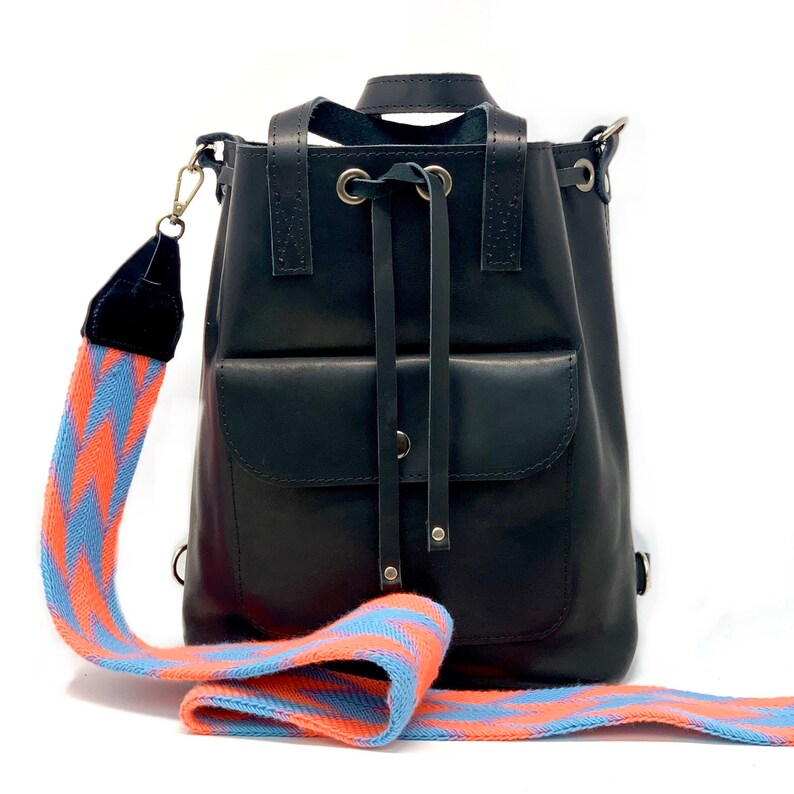Genuine Leather Backpack Unique Leather Backpack for Women - Etsy