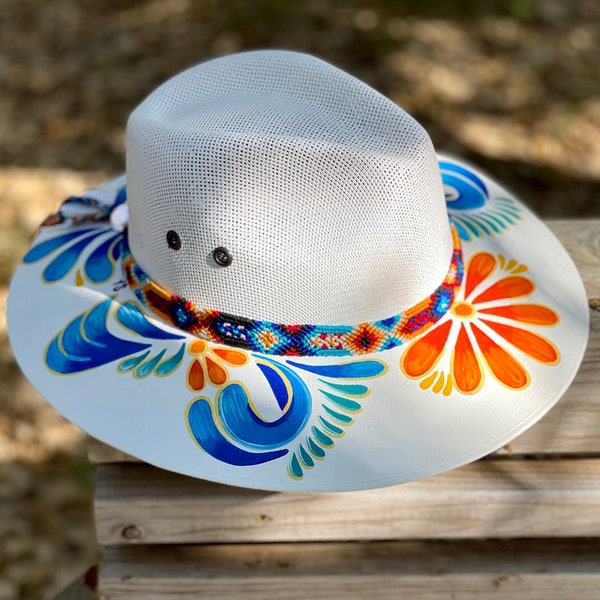 Hand Painted Hats - Etsy