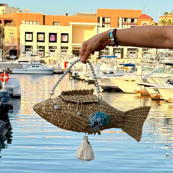 Shell Rattan Bag - Etsy