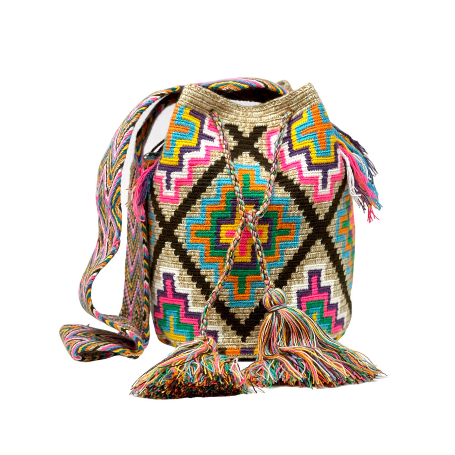 Wayuu Handbag Handmade Bag Original Wayuu Purse Colombian - Etsy