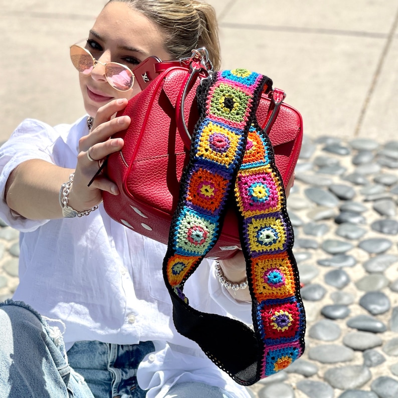 Bag Strap Crochet Woven Strap Purse Strap Handbag Strap - Etsy