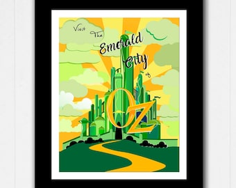 Emerald City Wizard | Etsy