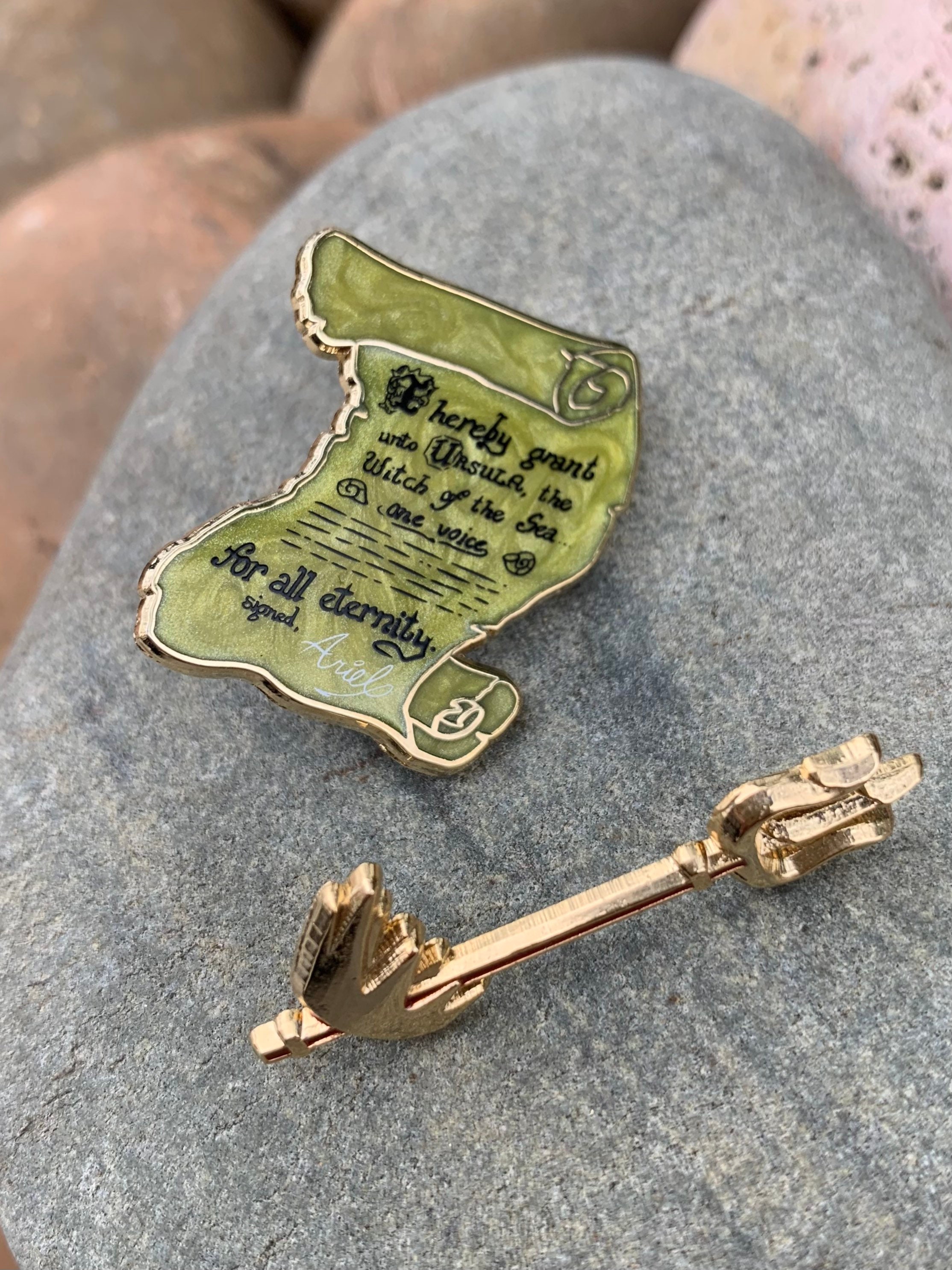 Sea Witch Manipulation: Ariel's Contract and Trident With - Etsy