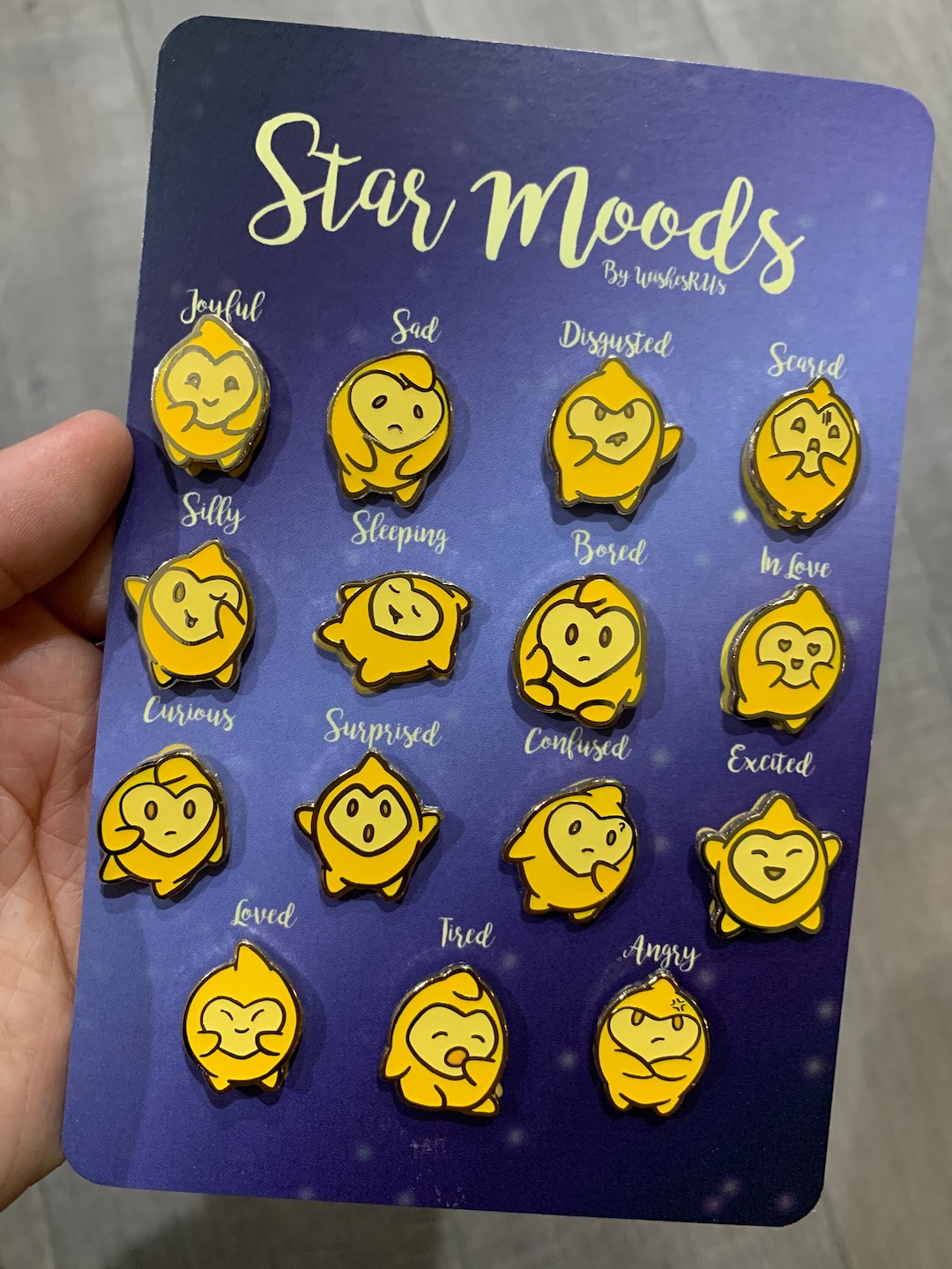 Star Moods Mini Pins - Etsy