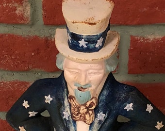 Uncle sam figurine | Etsy