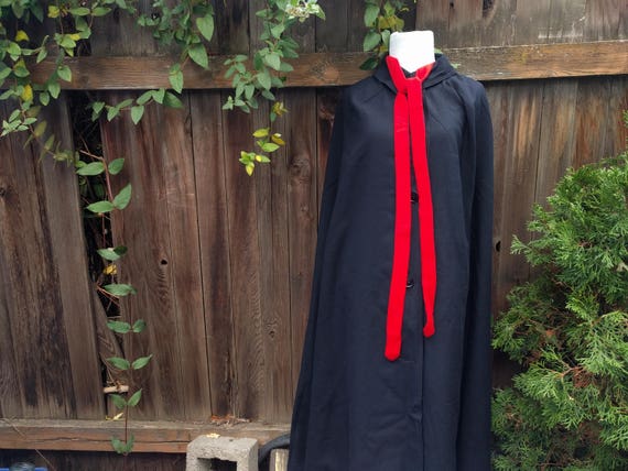 Beautiful Dark and Red Cape Military Gothic Fantasy - Etsy