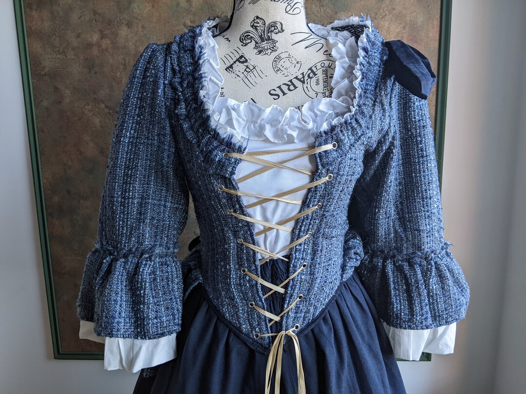 Scottish Outlander Sassanach Claire Fraser Cosplay 18th Century Costume ...