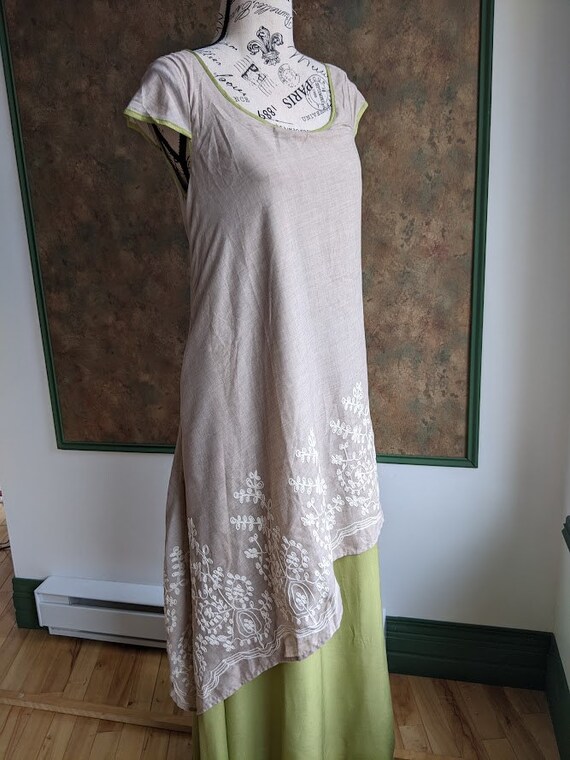 Bohemian Boho Cottagecore Indian inspired Maxi Dress - Gem