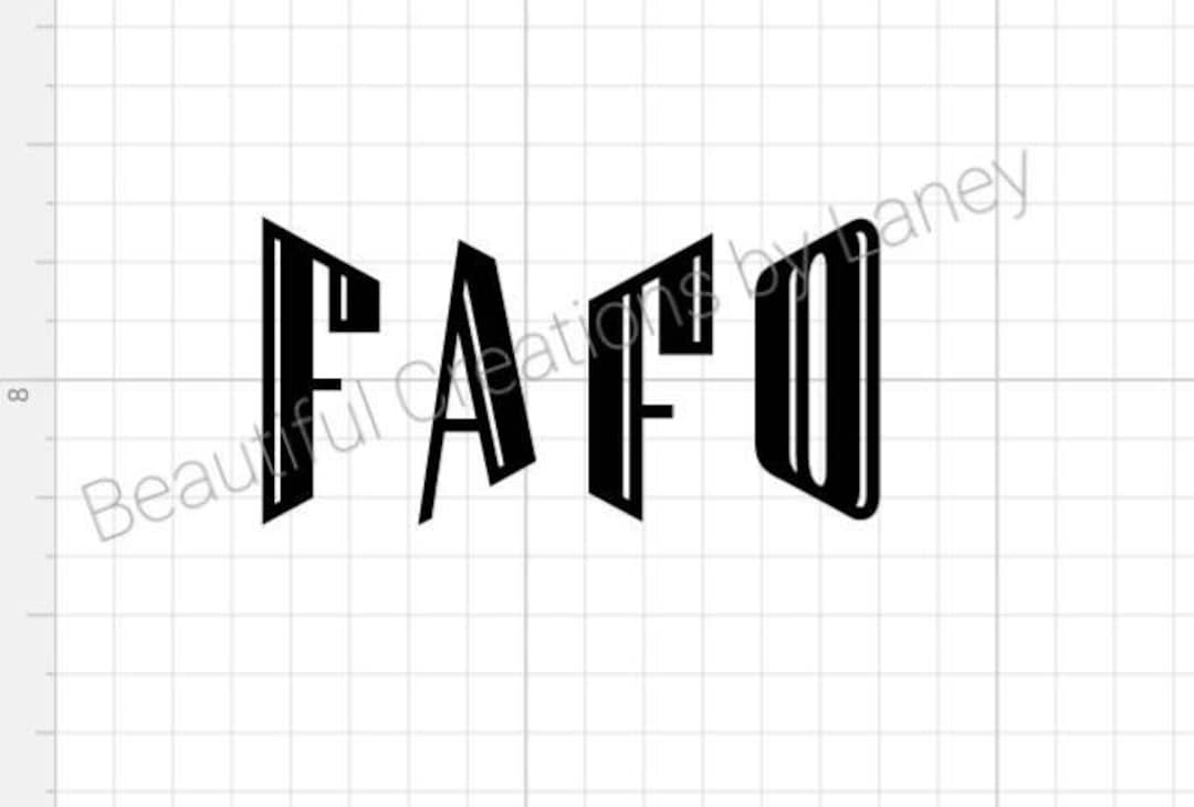 FAFO Decal - Etsy