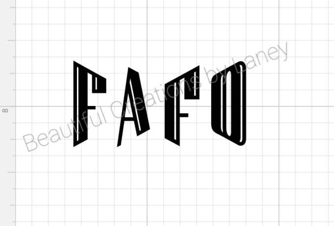 FAFO Decal - Etsy