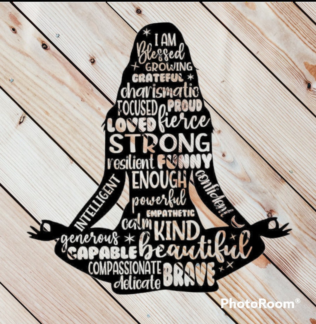 Inspirational Silhouette Svg - Etsy UK