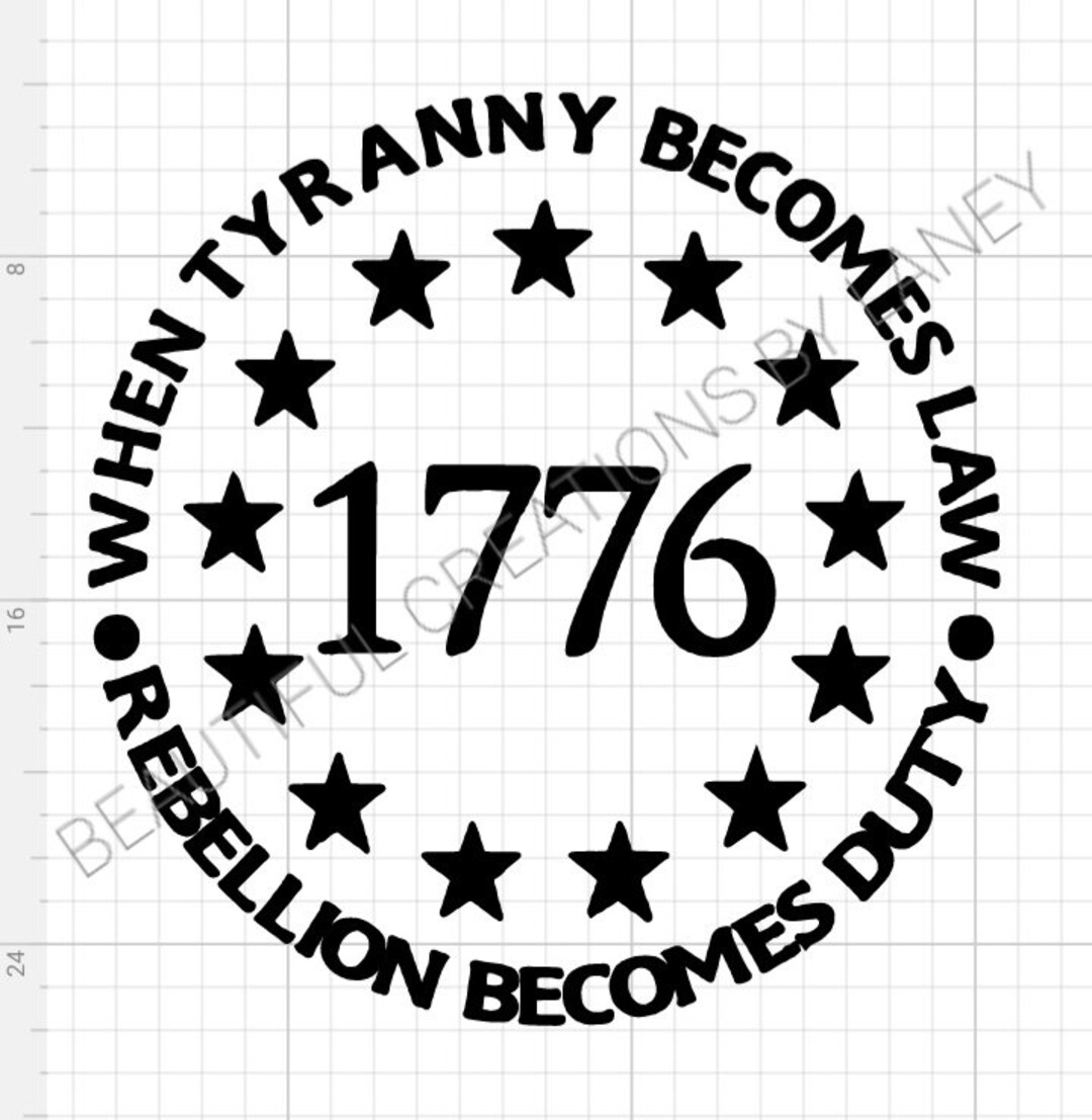 1776 Decal - Etsy
