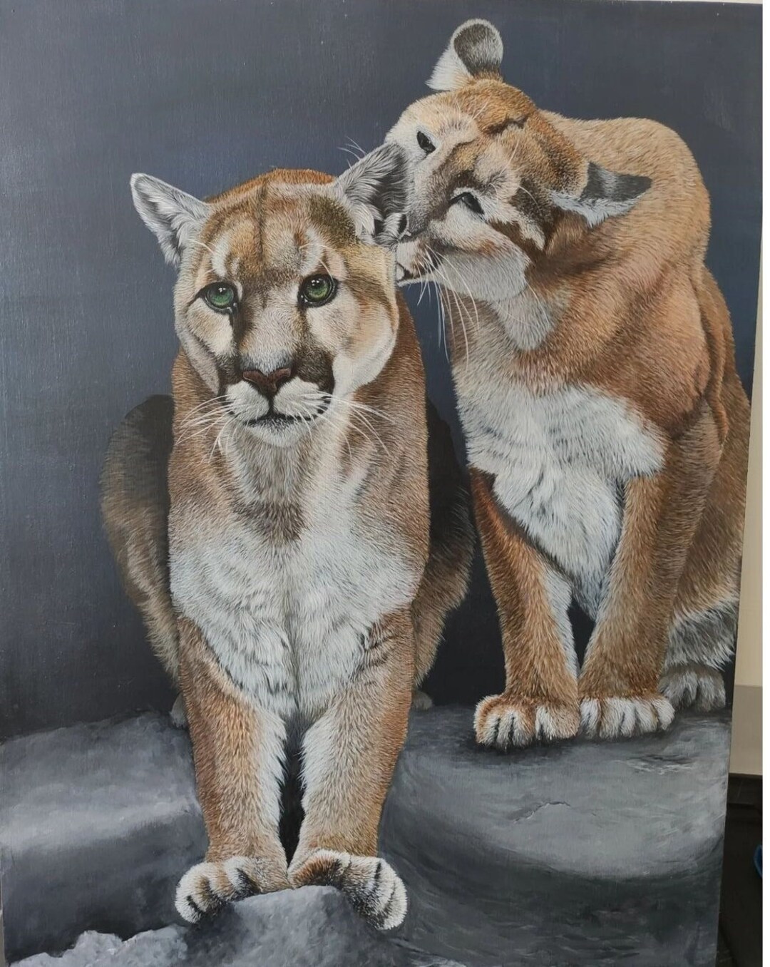 Acrylic Painting Puma - Etsy