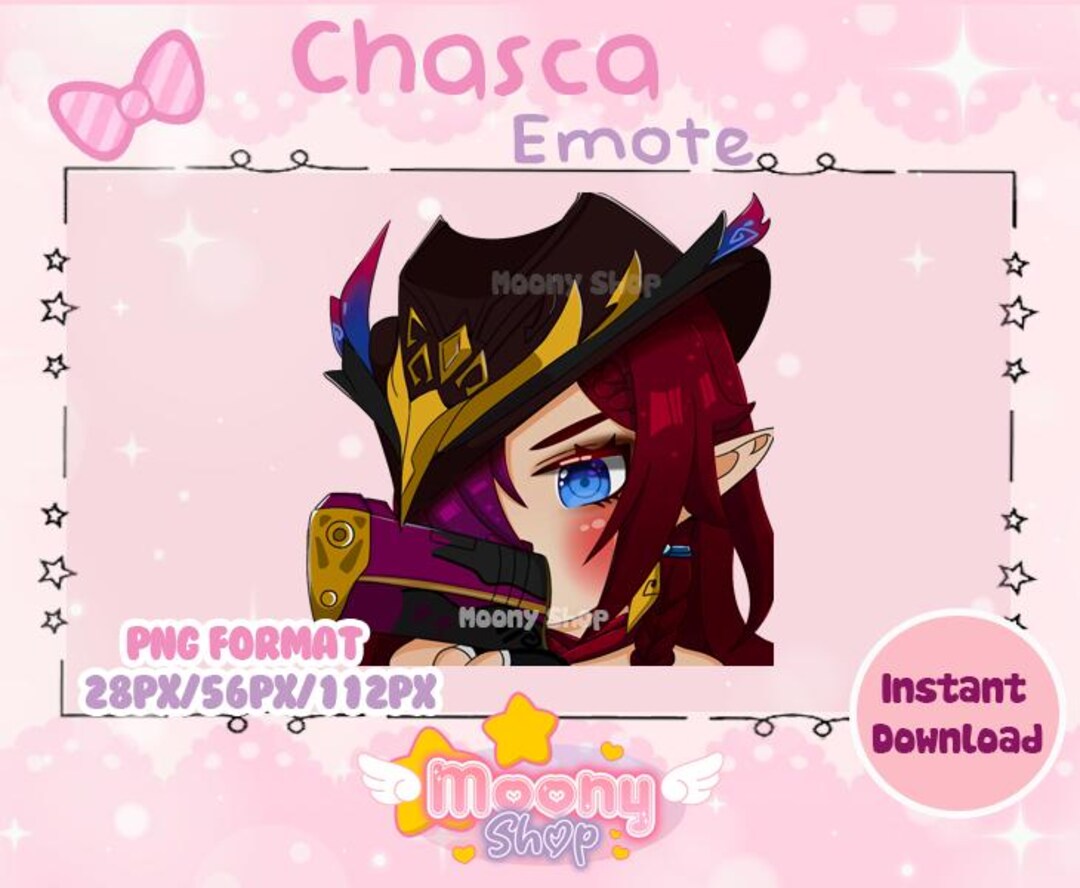 Chasca Emote/ Genshin Impact Emote / Twitch Discord Youtube - Etsy