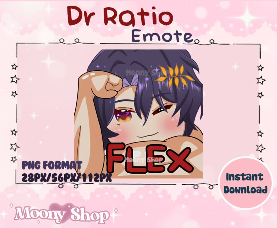 Dr Ratio Honkai Star Rail/ Twitch Discord Emote / Twitch Graphics /flex ...