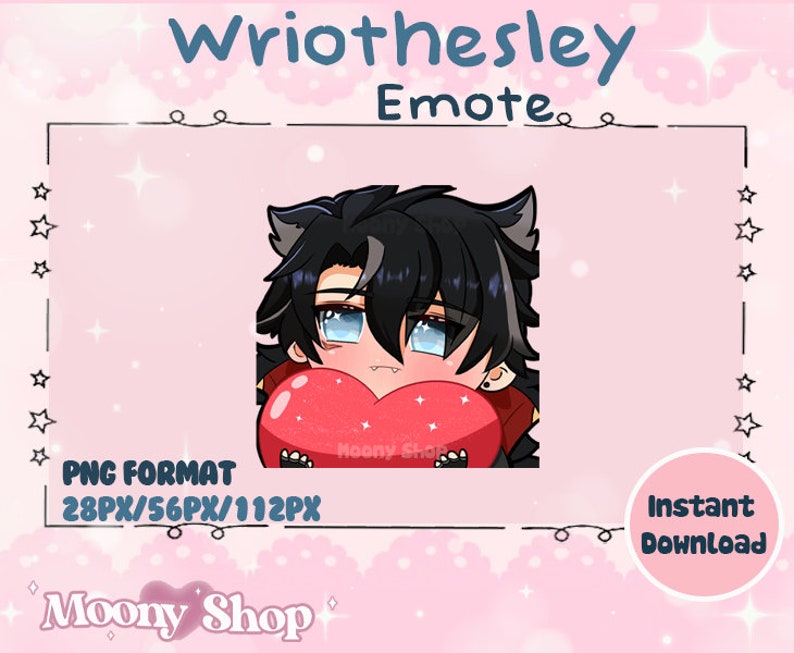 Wriothesley Fontaine / Genshin Impact / Twitch Emote - Discord - Etsy