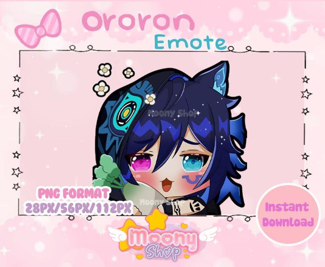 Ororon Emote/ Genshin Impact Emote / Twitch Discord Youtube - Etsy