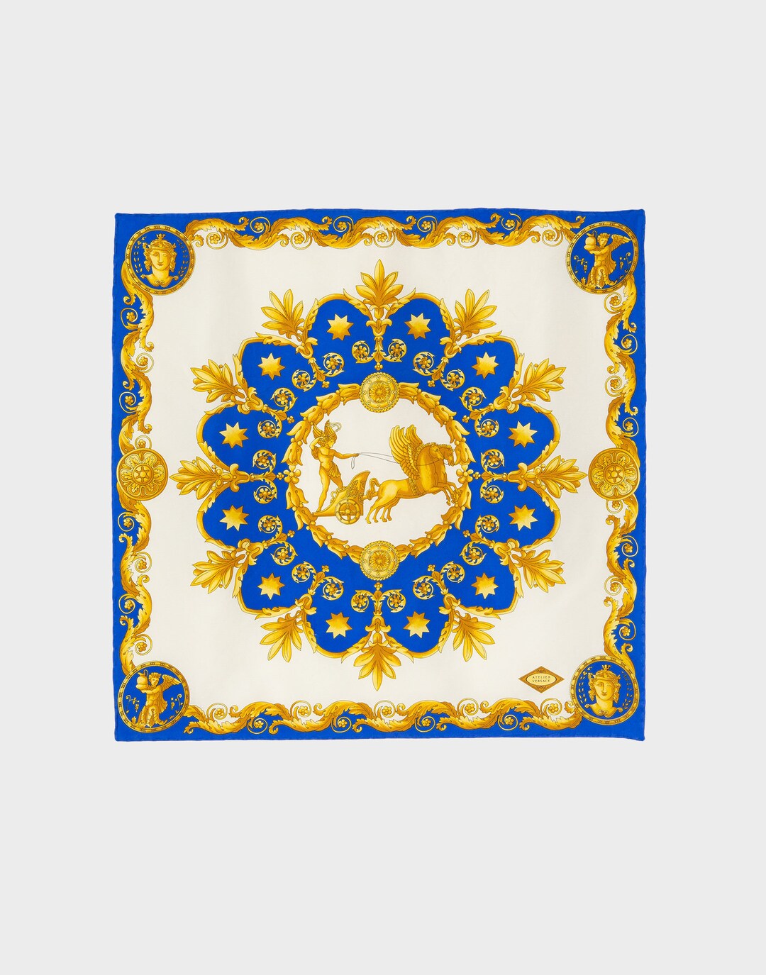 Atelier Versace - Baroque Pattern Handkerchief - Etsy