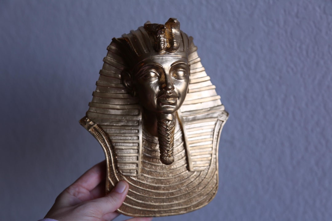 Large 8” Egyptian King Tut Wall Plaque, Made in Egypt, Wall Art - Etsy