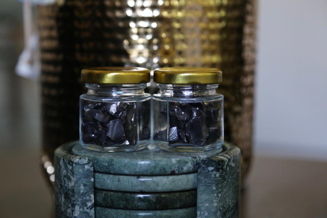 Elite Shungite Jar: EMF Protection, Water Purification - Etsy