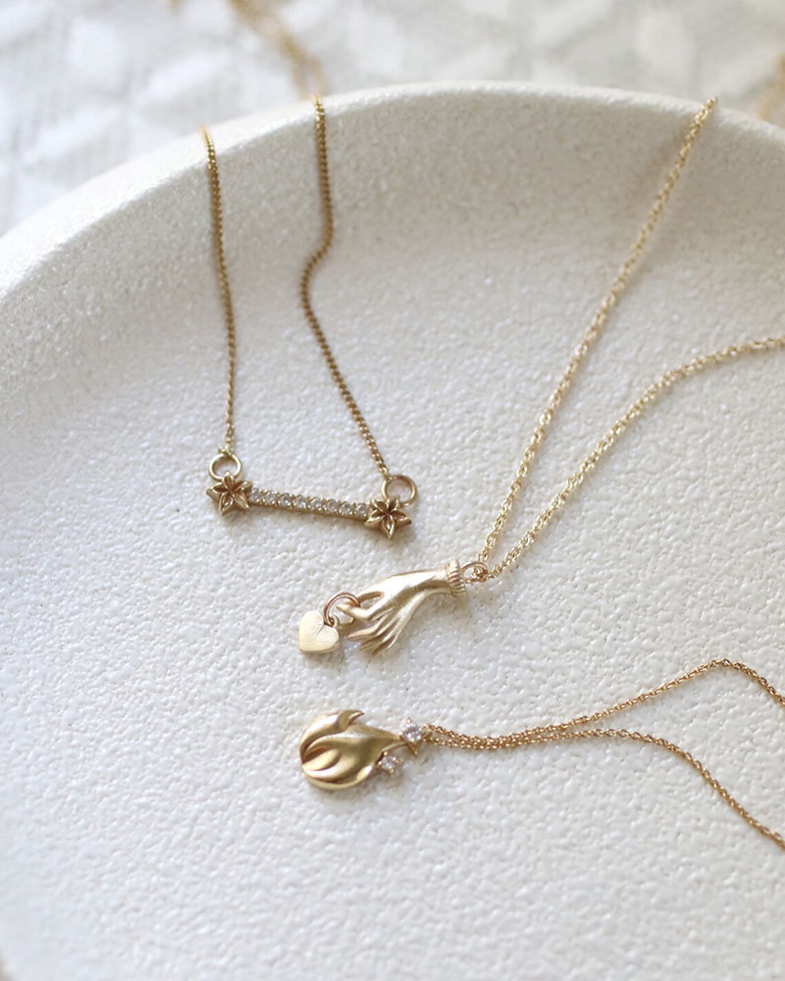 14k Gold Fire Necklace, Flame Pendant, Fire Element, Element Necklace ...