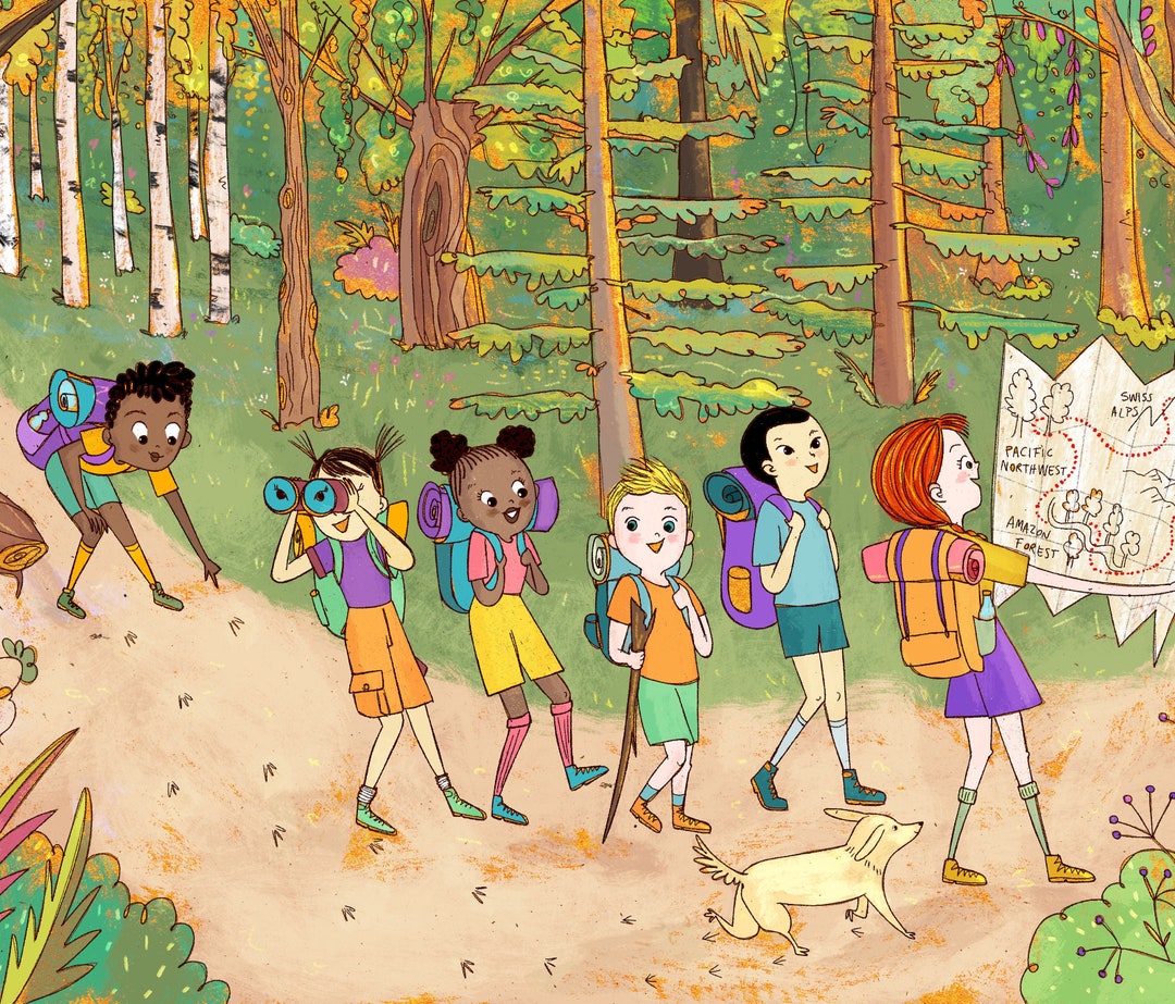 Illustration for Personalized Picture Book, Hire Illustrator ...