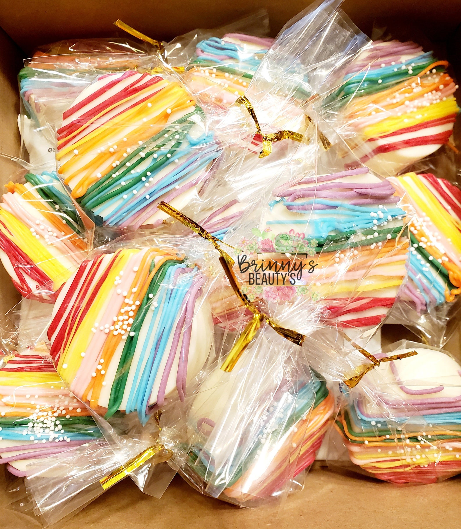 Rainbow Dipped Oreos - Etsy