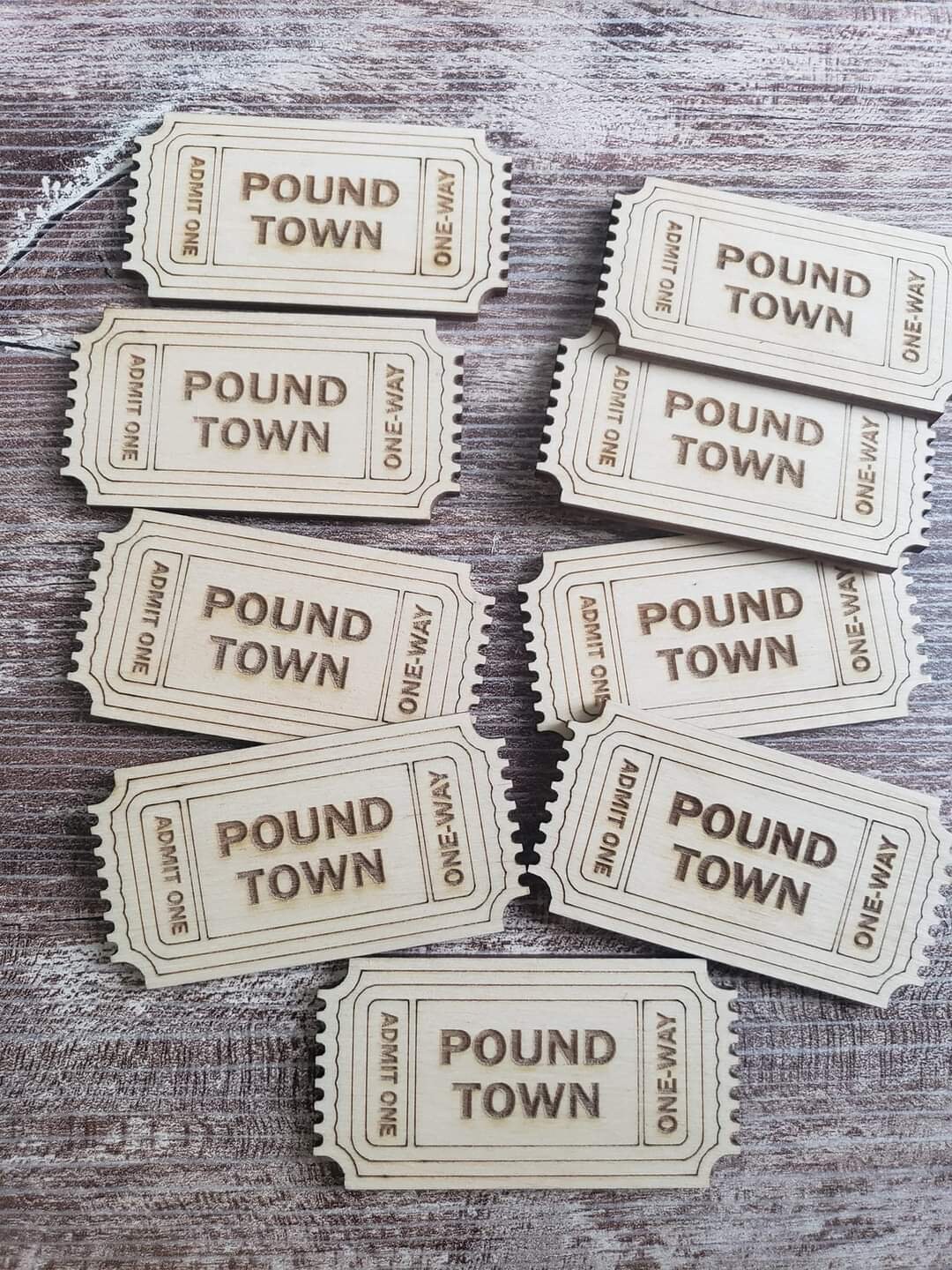 Pound Town Ticket - Etsy