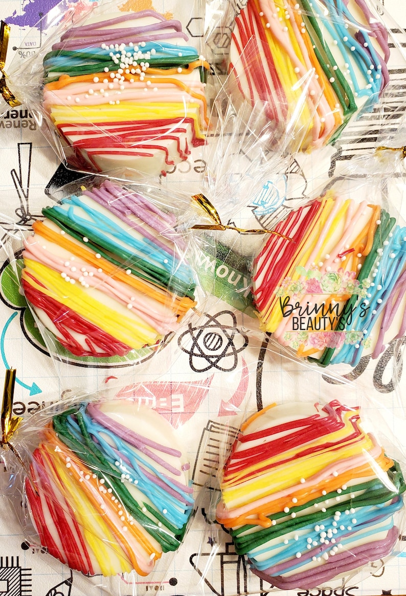 Rainbow Dipped Oreos - Etsy