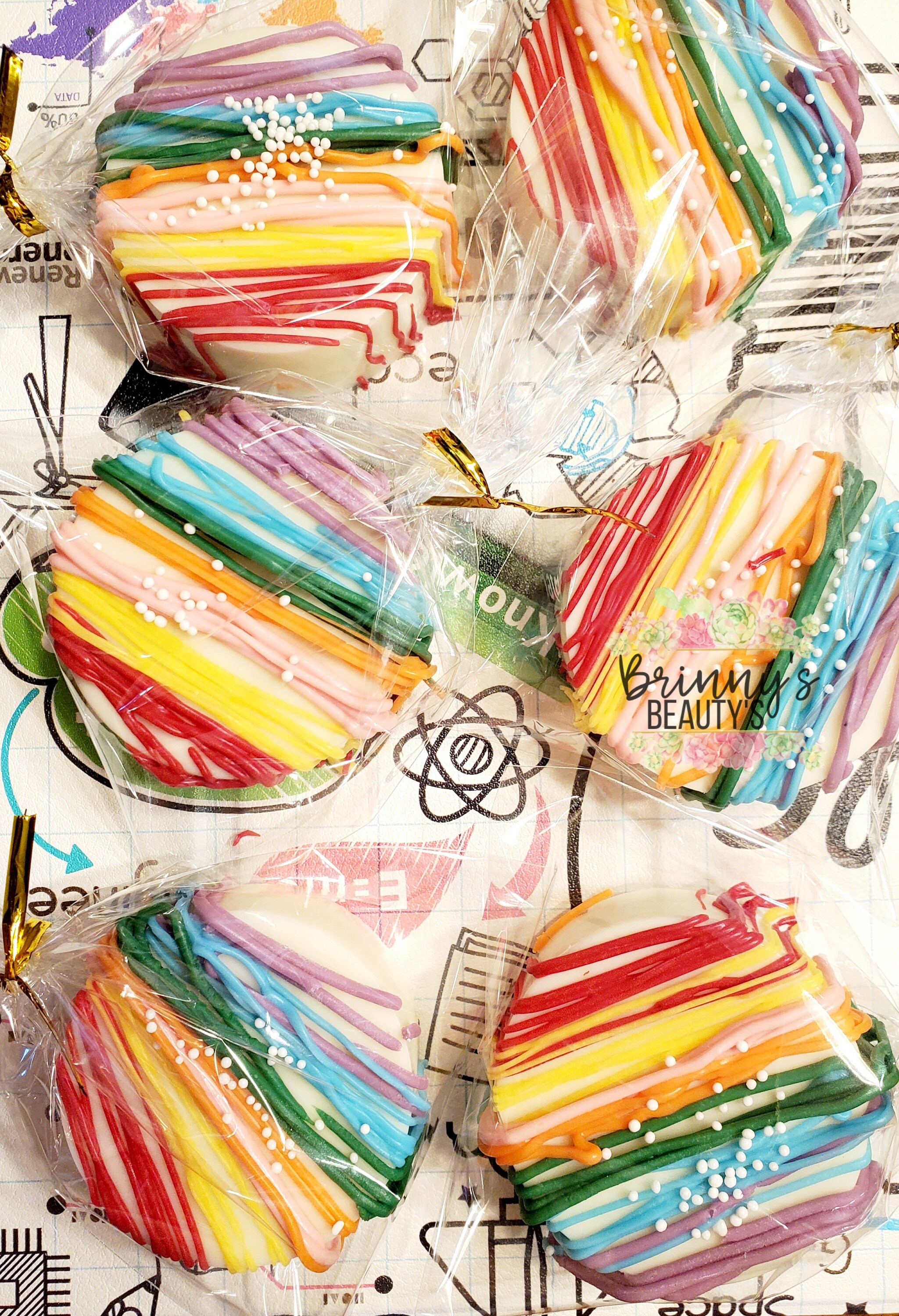 Rainbow Dipped Oreos - Etsy