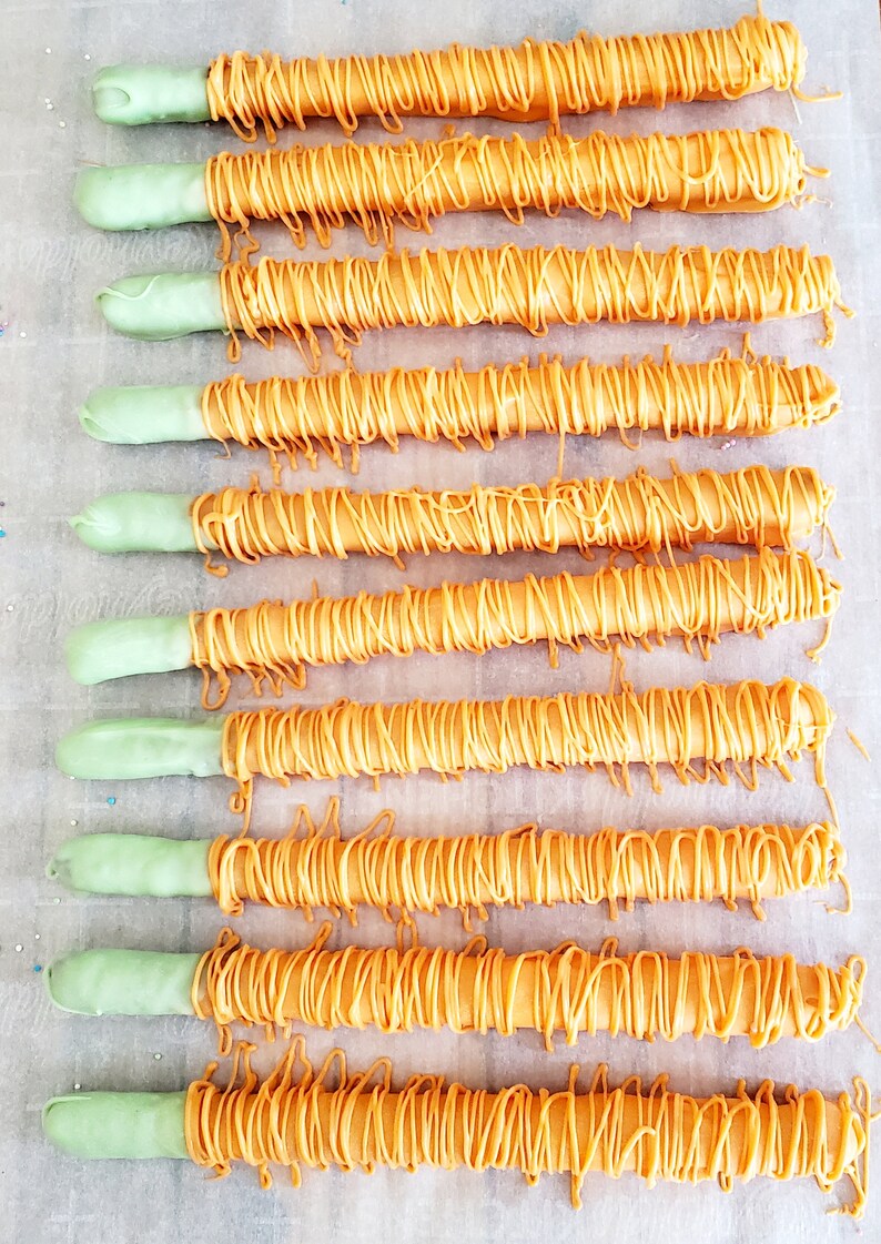 Carrot Pretzel Rods - Etsy