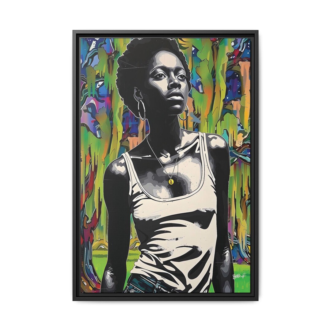 Geechee Girl, Reclaiming What's Mine Digital Art on Matte Canvas - Etsy