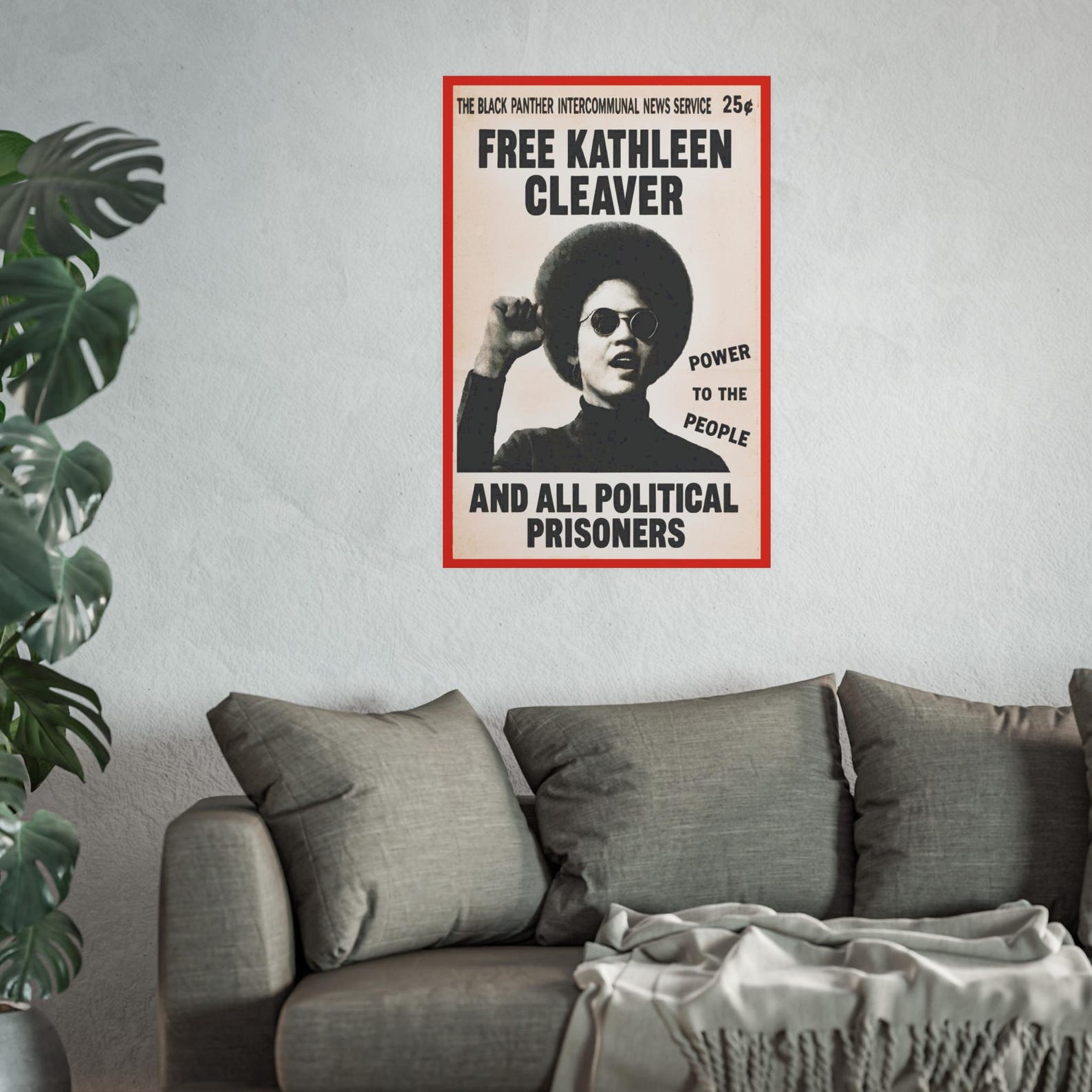 Free Kathleen Cleaver - Modern Gallery Style Wall Art - Etsy