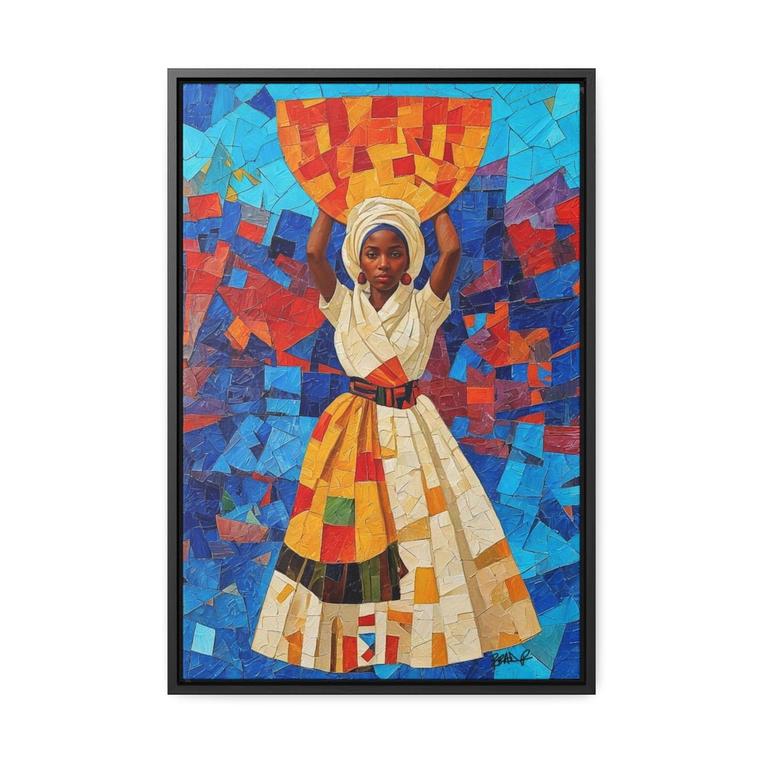 Geechee Ooman Digital Art on Matte Canvas - Etsy