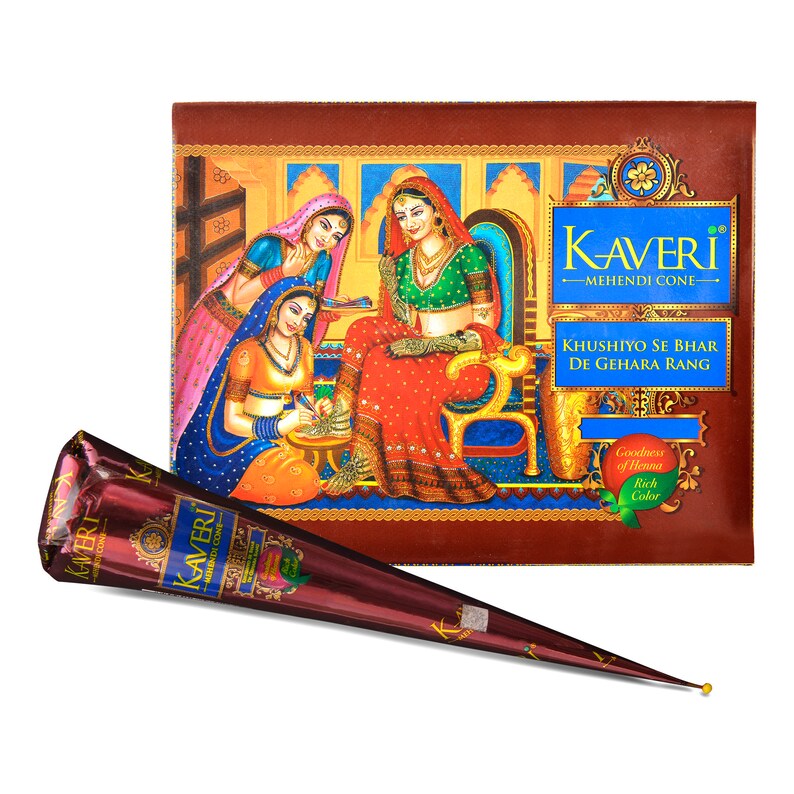 12 Natural Henna Cones Applicator Bottle Temporary Tattoo | Etsy