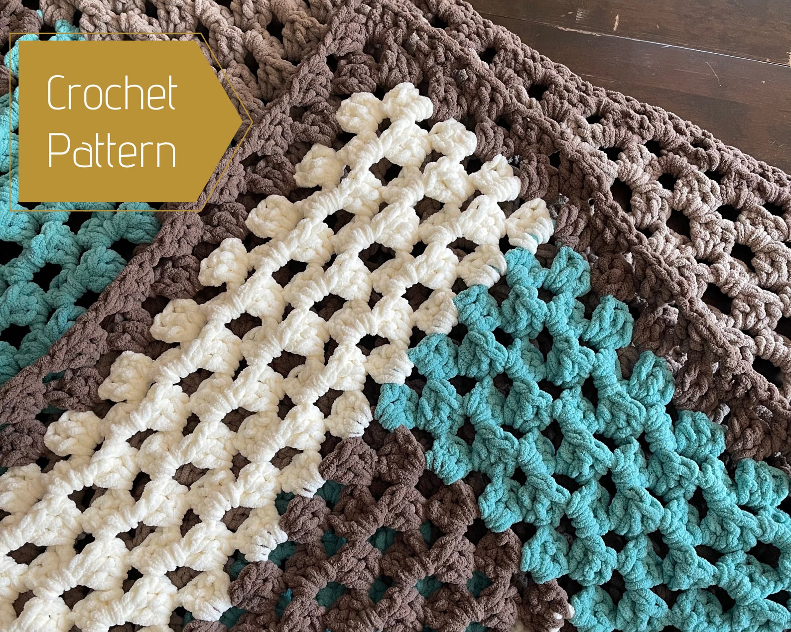 Crochet Pattern | Granny Log Cabin Throw | Crochet Baby Blanket ...