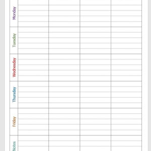 Middle School Homework Agenda | Homeschool Middle School Agenda ...