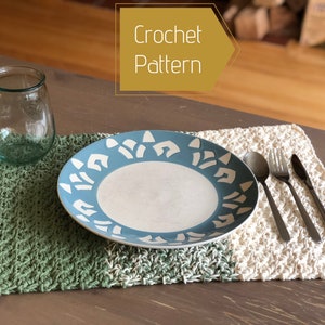 Crochet Pattern | Ombre Dish Drying Mat | Crochet Kitchen Towel ...
