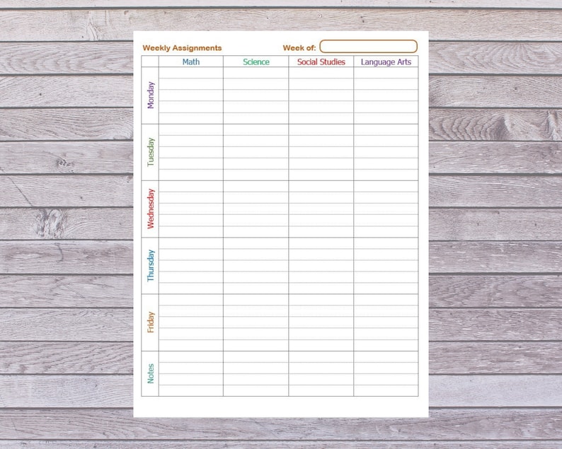 Homeschool Planning Bundle | Teacher Planner | School Agenda ...