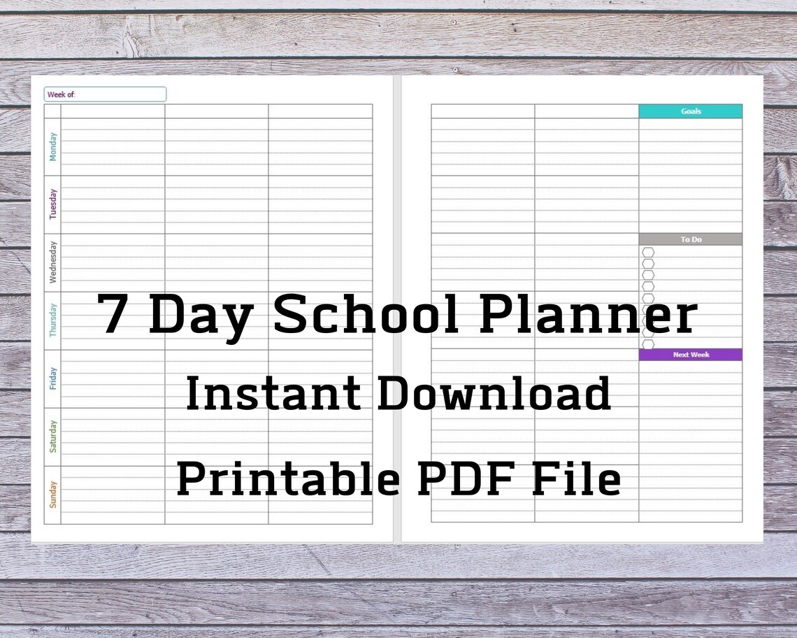 Homeschool Planning Bundle Teacher Planner School Agenda - Etsy