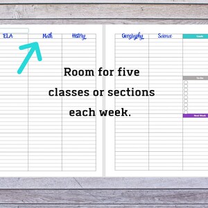 7 Day Weekly Lesson Planner | Homeschool Lesson Planner | Homeschool ...