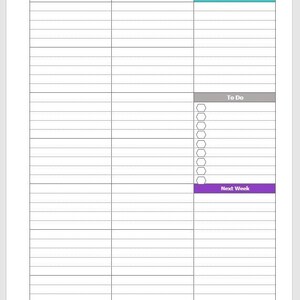 7 Day Weekly Lesson Planner | Homeschool Lesson Planner | Homeschool ...