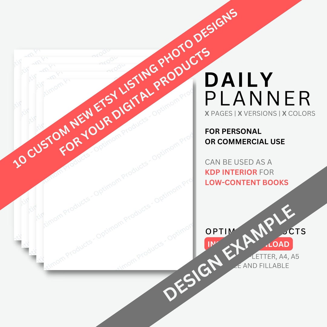 10 Custom New Shop Listing Design Templates for Digital Products | for ...