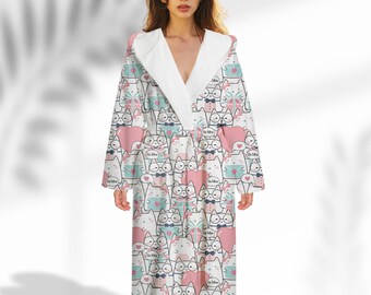 Flannel Cat Gown - Etsy