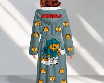 Garfield Bathrobe - Etsy