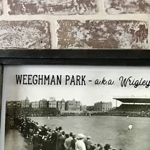 Chicago Cubs Old Wrigley Field Photo Circa 1914- Weeghman Park - Etsy