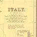 Italy Vintage Framed Map 1890 F - Etsy