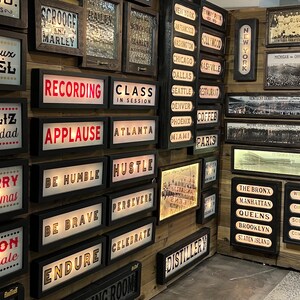 London Vintage Lighted Sign - Custom Lettering Available - Etsy